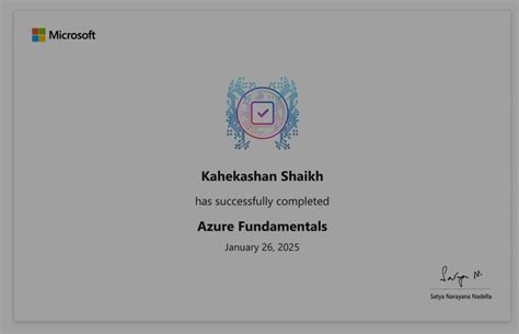 Microsoftazure Azurefundamentals Cloudcomputing Certification