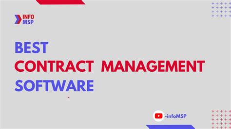 10 Best Contract Management Software 2025 Infomsp