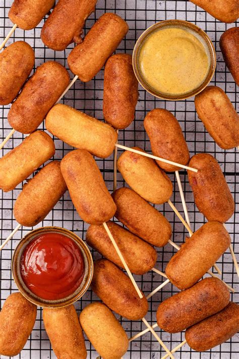 Mini Corn Dogs Baked Bree