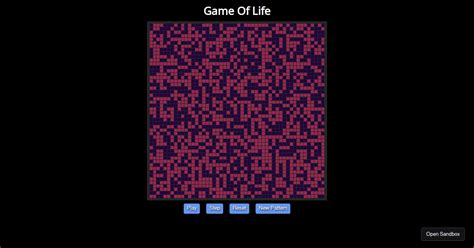 Game Of Life Codesandbox