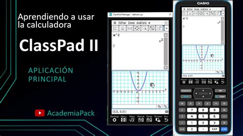 📊classpad 2 Tutorial 05 α Aplicación Principal🎲 Youtube