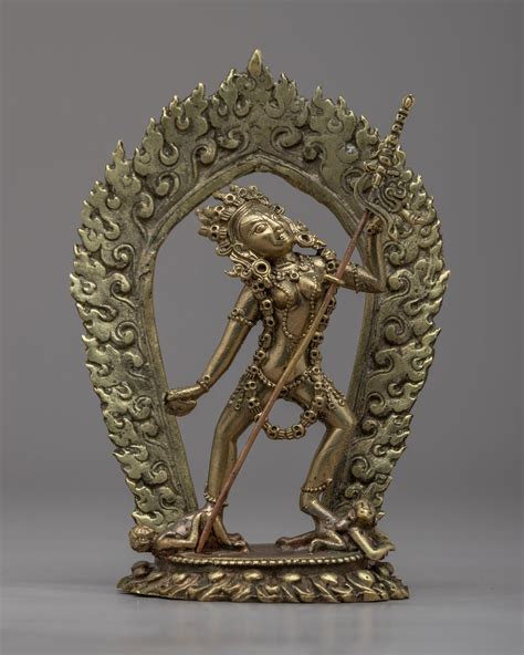 Handmade Brass Dakini Vajrayogini Statue Embrace The Divine Dakini E