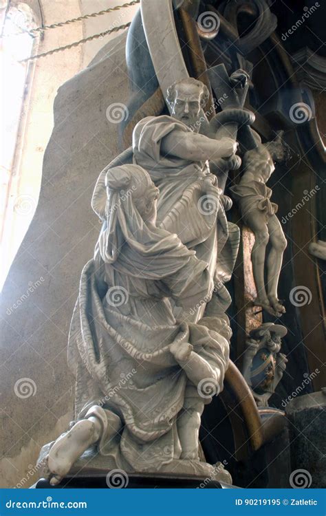 Moses Lifts Up The Brass Serpent Stock Image Image Of Catholicism