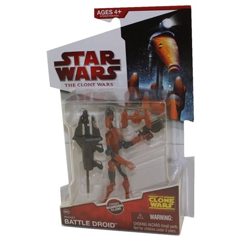 Star Wars The Clone Wars Action Figure Set Rocket Battle Droid 3