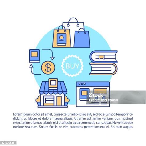 디지털 서점 기사 페이지 벡터 템플릿입니다 브로셔 잡지 선형 아이콘소책자 디자인 요소 온라인 라이브러리 웹 사이트 저장소 인쇄 디자인 텍스트가 있는 개념 그림 개념에 대한