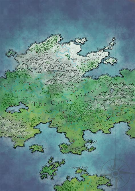 Create A Custom Hand Drawn Fantasy World Map By Fantasymaps18
