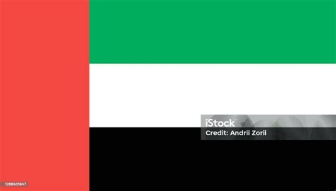Uae의 국기 벡터 일러스트레이션 아랍에미리트 국기에 대한 스톡 벡터 아트 및 기타 이미지 아랍에미리트 국기 국기 기 Istock