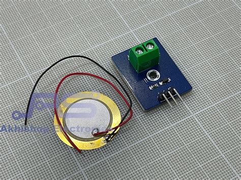 Piezoelectric Piezo Vibration Sensor With Module Sensor Gerak Piezo Lazada Indonesia