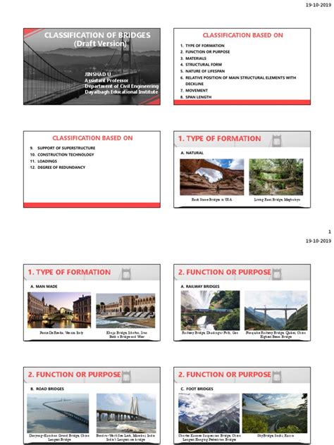 Classification Of Bridges Ver 0 0 Pdf Bridge Truss