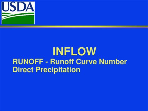 PPT INFLOW RUNOFF Runoff Curve Number Direct Precipitation PowerPoint Presentation ID 4383437