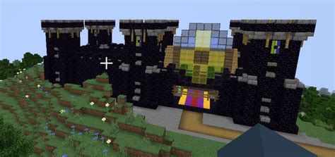 Minecraft Obsidian Castle