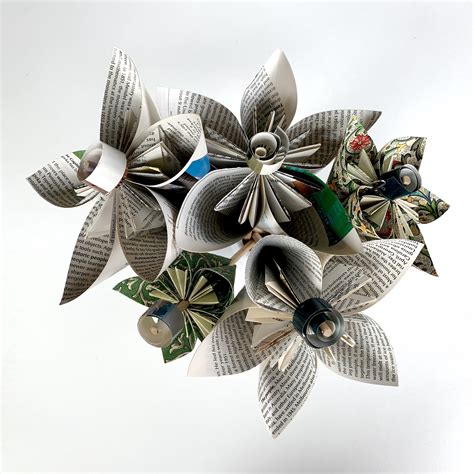 Origami Kusudama Paper Flower Bouquet Kit Wny Book Arts Center