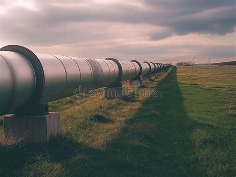 Industrial Pipeline In Rural Landscape Stock Image Image Of Pipeline Fuel 315627853