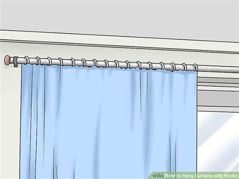 How To Hang Curtains With Hooks 10 Steps With Pictures