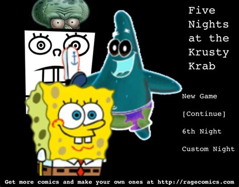 Five Nights At The Krusty Krab Five Nights At Freddys Fanon Wiki