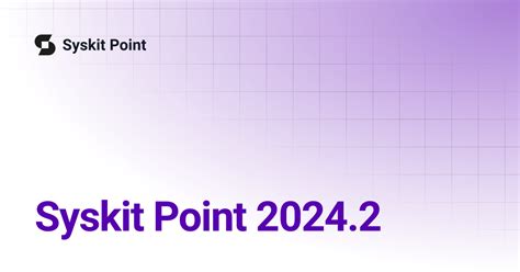 Syskit Point Cloud Syskit Point