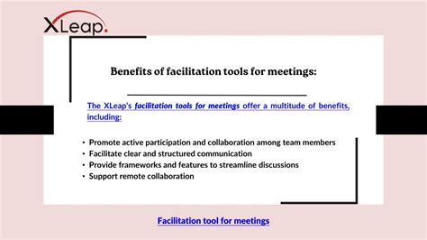 PPT Maximizing Efficiency With Xleap Facilitation Tool For Meetings