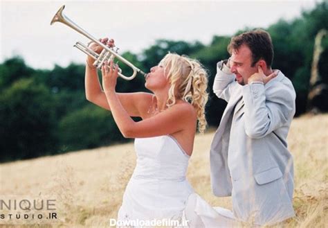 عکس خنده دار عروس دوماد