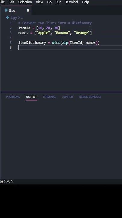 How To Convert Two Lists Into A Dictionary Python Programming