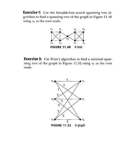solved exercise 1 use the breadth first search spanning