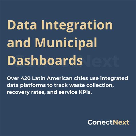Data Integration And Municipal Dashboards Conectnext