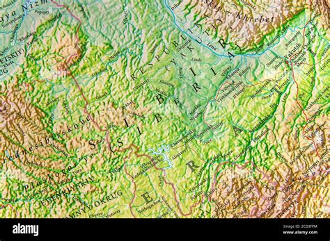 Siberia Map Of Russia