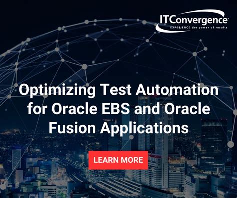 it convergence on linkedin ebs testing automatedtesting oracleerp oraclefusion techinsights