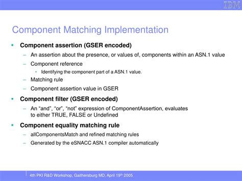 ppt design and implementation of ldap component matching for flexible