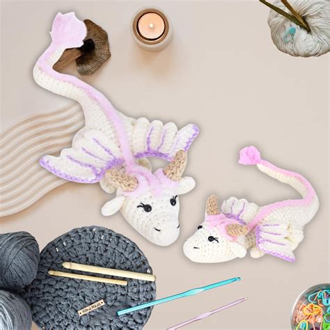 Playful Dragon Crochet Pdf Winnie The Dragon Crochet Pattern Pdf