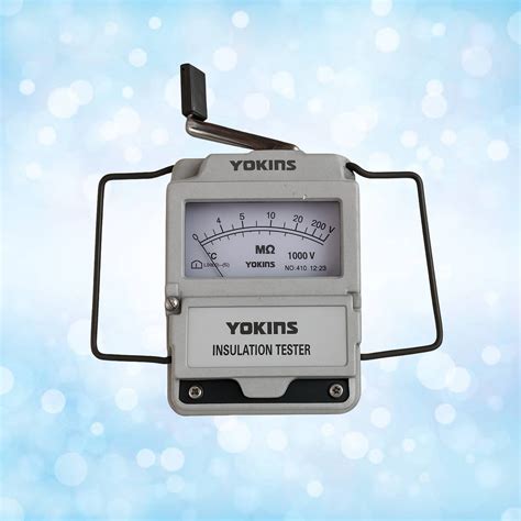 Insulation Tester Hdg Metal Body Yokins Instruments