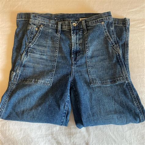 Super Cute Wide Leg Gap “worker Jean” ⭐️comfy ⭐️deep Depop