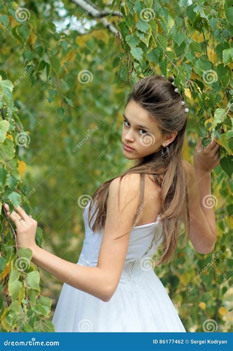 Naughty Bride Stock Photo Image Of Flower Glamour Hairstyle