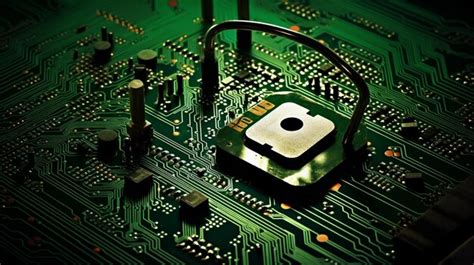 Premium Photo Cyber Security Concept With Lock On Circuit Board