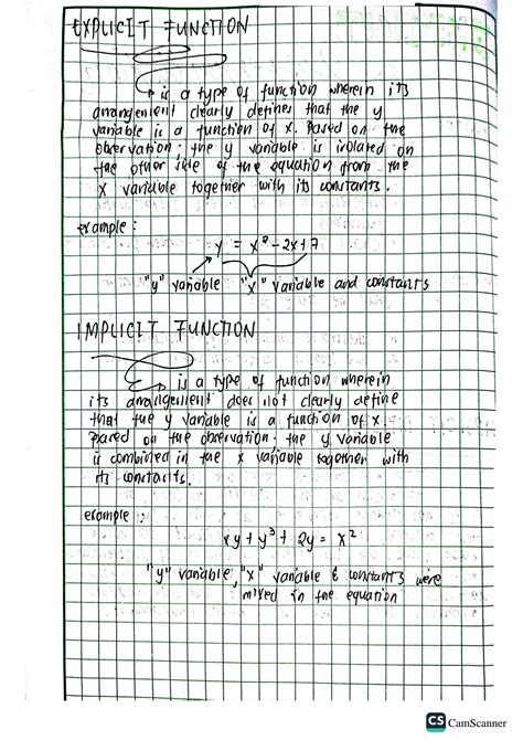 Solution Basic Calculus Implicit Differentiation With Examples Studypool