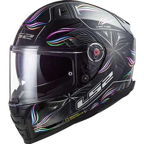 Ls2 Vector 2 Tropical Black White Free Uk Delivery