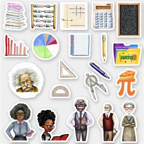 Math Stickers 1000 Results Zazzle In 2024 Sticker Labels