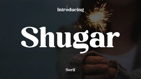 Shugar Font Download Free For Desktop And Webfont