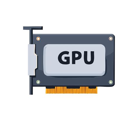 A Gpu Graphics Processing Unit Illustration 55735413 Vector Art At Vecteezy