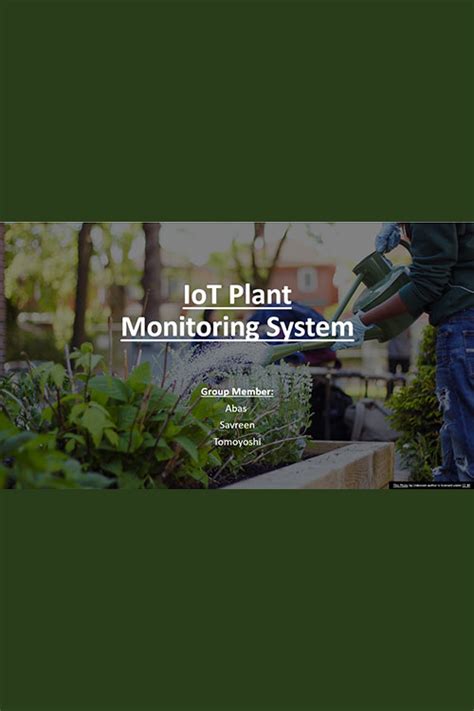 IoT Plant Monitoring System Humber Polytechnic