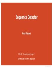 Designing And Testing An Overlapping Sequence Detector In Course Hero