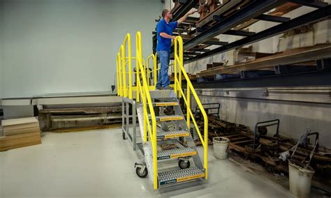 Keeping Workers Safe While Using Portable Stairs