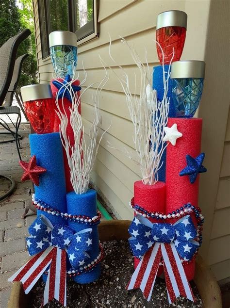 Pin By Valerie Degeorge On Crafts 4th Of July Decorations 4th Of