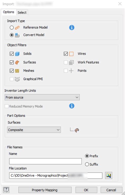 Importing Geometry Into Autodesk Inventor Micrographics