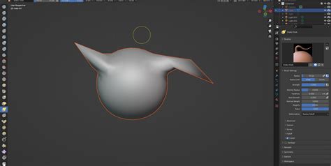 Sculpting Problem Wont Make Changes Blender Stack Exchange