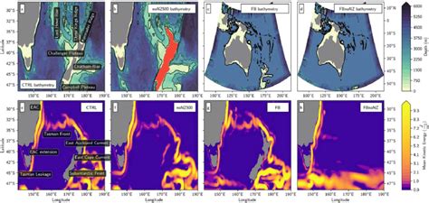 A D Bathymetry Of The Experiments Solid Contours Are At 1 2 3 And Download Scientific