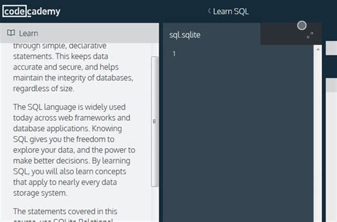 Learn SQL Interactively Sites WP Solver