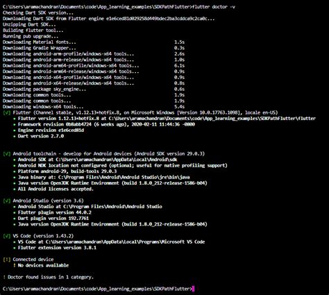 Connected Deviceno Device Avaliable · Issue 27175 · Flutterflutter