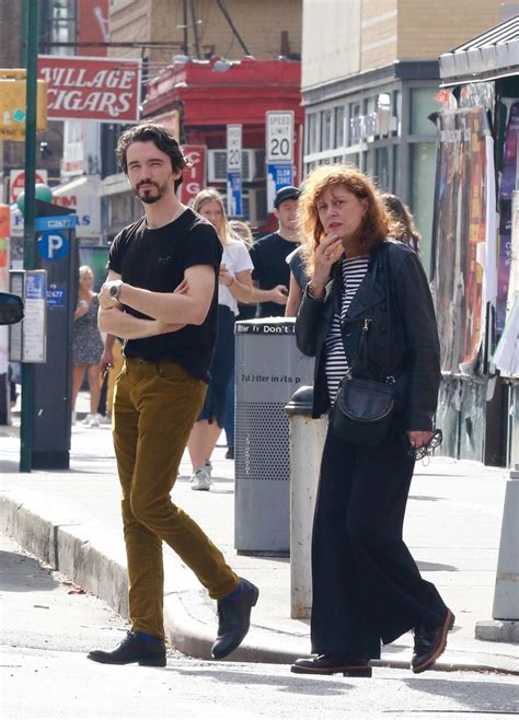 SUSAN SARANDON And Liam Aiken Out In New York 11 05 2022 HawtCelebs