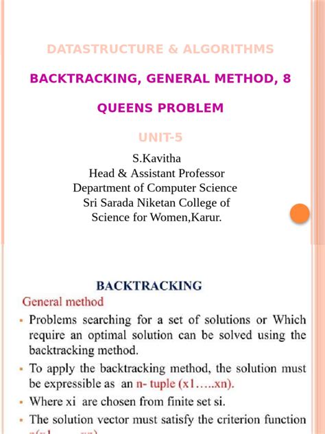 backtracking pdf science and mathematics