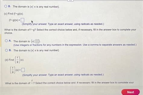 F X 5x G X 3x−5 A Find F G X F G X